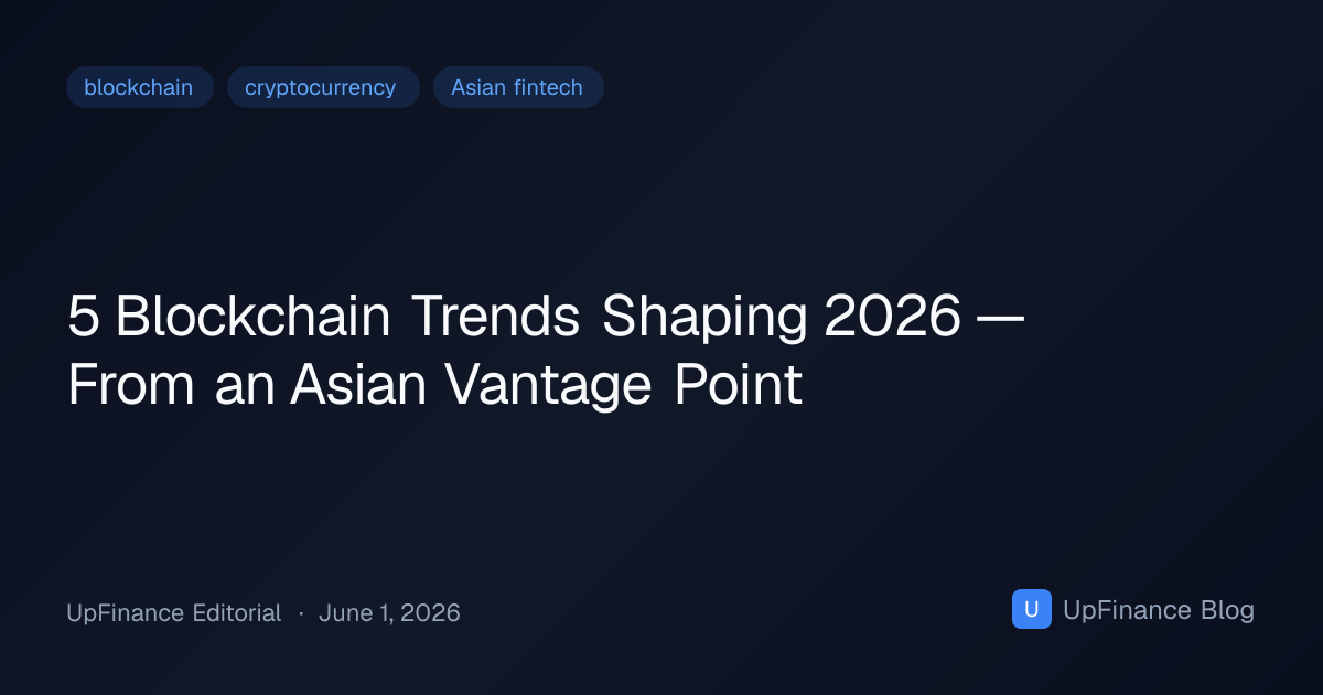 5 Blockchain Trends Shaping 2026 — From an Asian Vantage Point ...